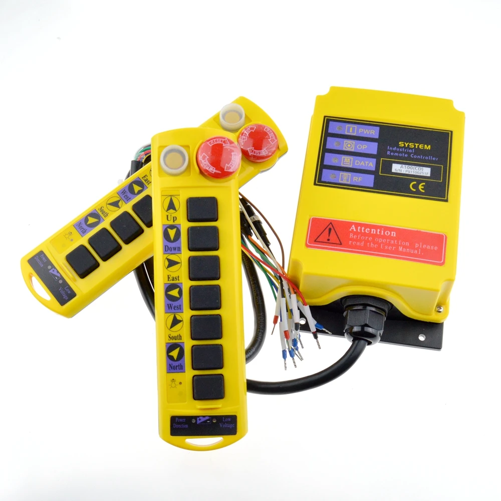 12 V ~ 380VAC 1 Geschwindigkeit 2 Sender Steuerung Hebemaschine kran ...