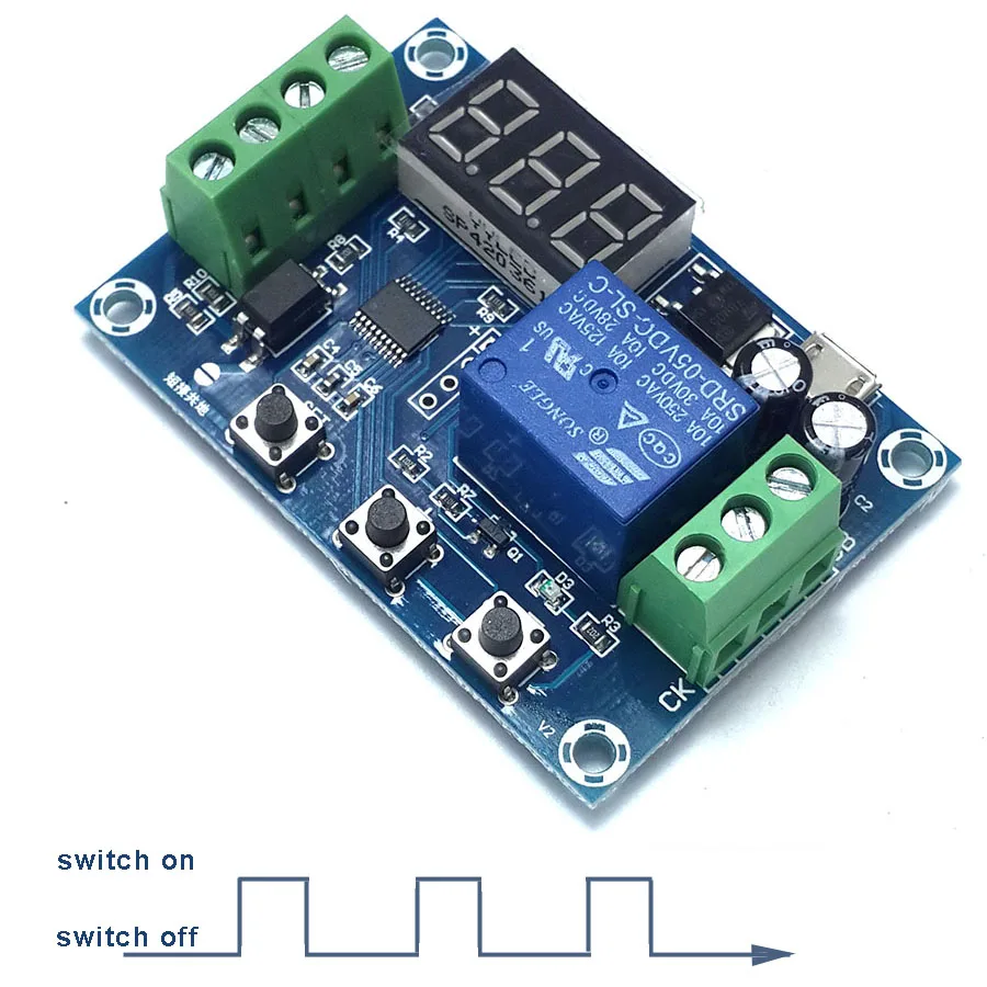 1s 999 minutes programmable timer signal trigger 5 trigger modes output ...