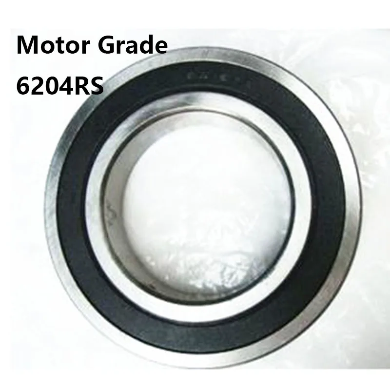 2pcs/lot 6204RS Deep Groove Ball Rolling Bearings Mini Ball Bearing ...