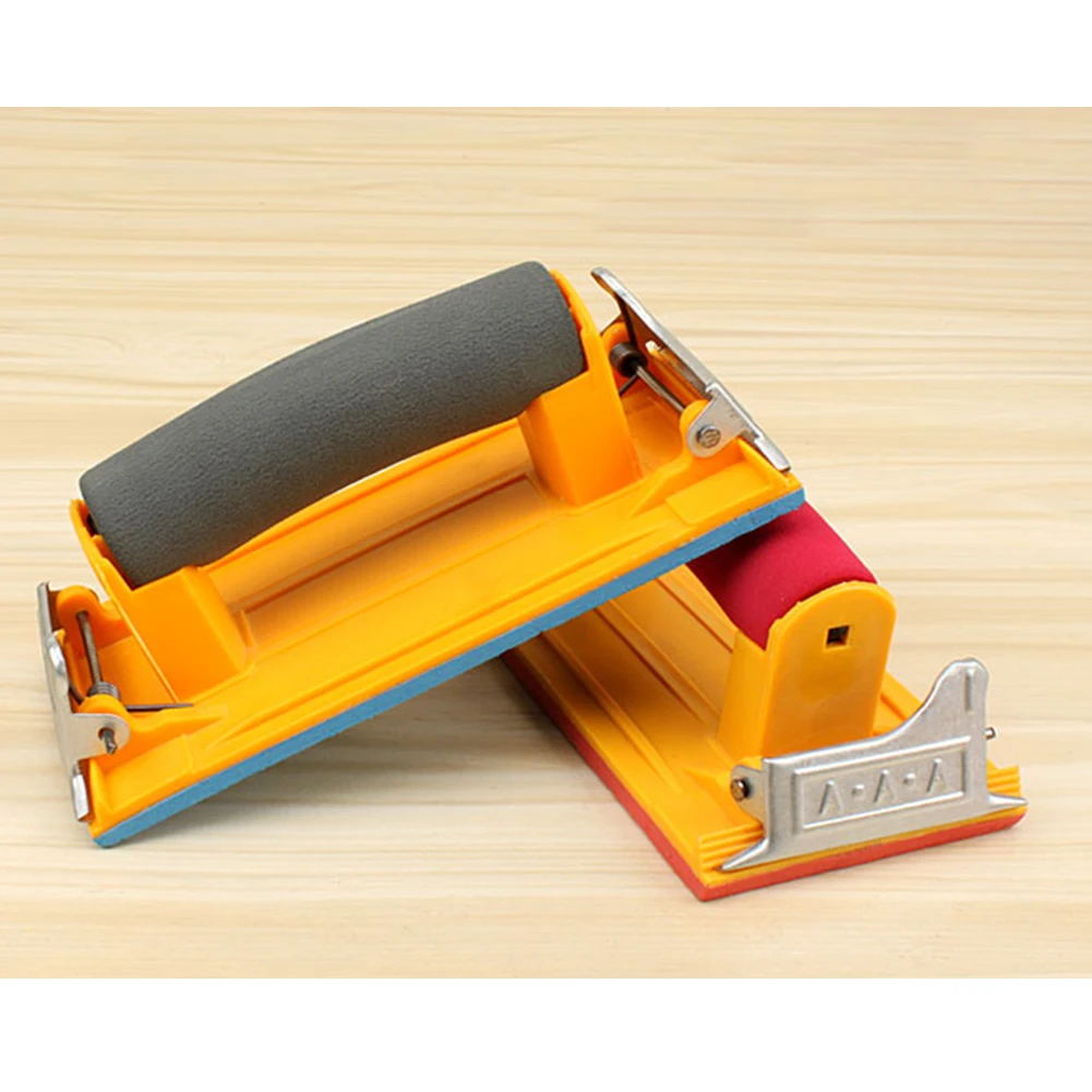 Woodworking Sandpaper Holder With Sponge Handle Clamp Hand Sander Sand ...