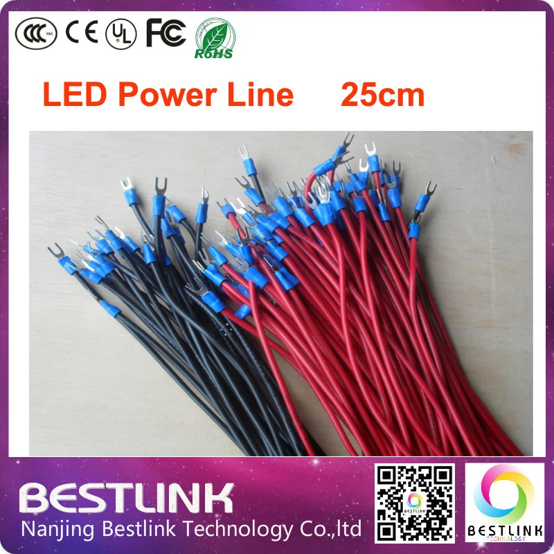 wholesale led power cable line red and black wire line to connect led ...