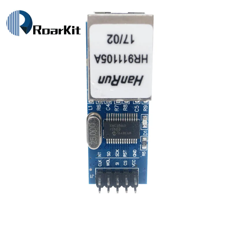 Free shipping Mini ENC28J60 Ethernet LAN Network Module For Arduino 51 ...
