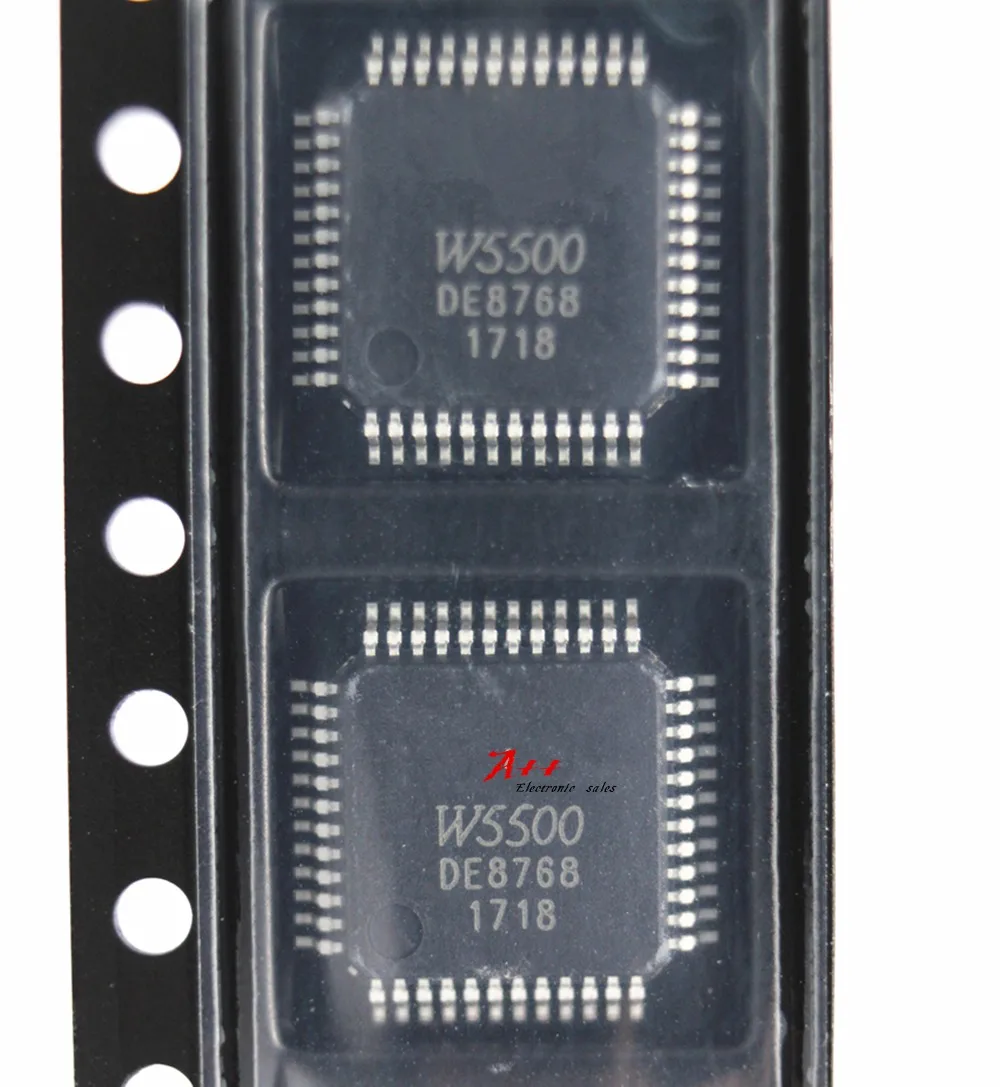 Free shipping,New W5500 LQFP48 Network hardware chip 5PCS|Integrated ...