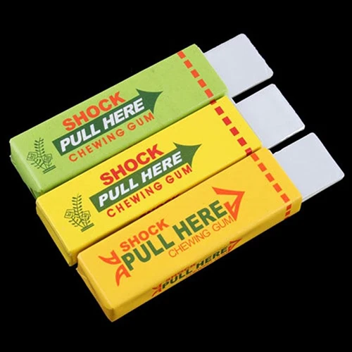 Safety Funny Electric Shocking Chewing Gum Joke Toy Joke Prank Trick ...