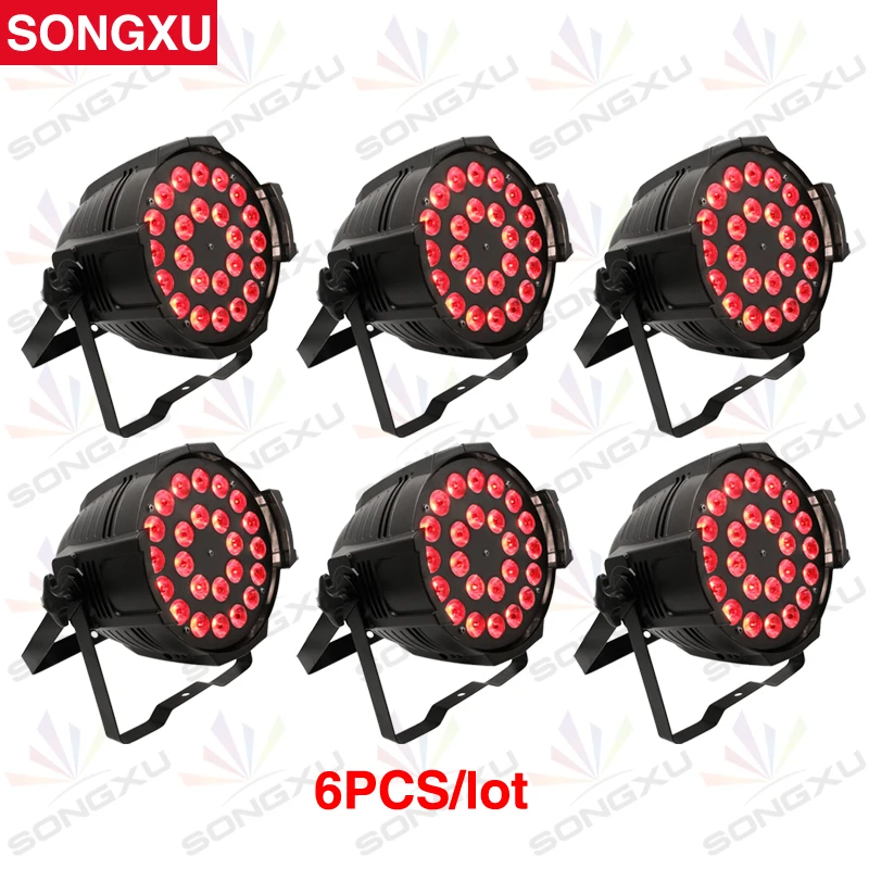 SONGXU-luces-LED-RGBWA-6-unidades-lote-24x15W-5-en-1-Par-de-luces-DMX ...