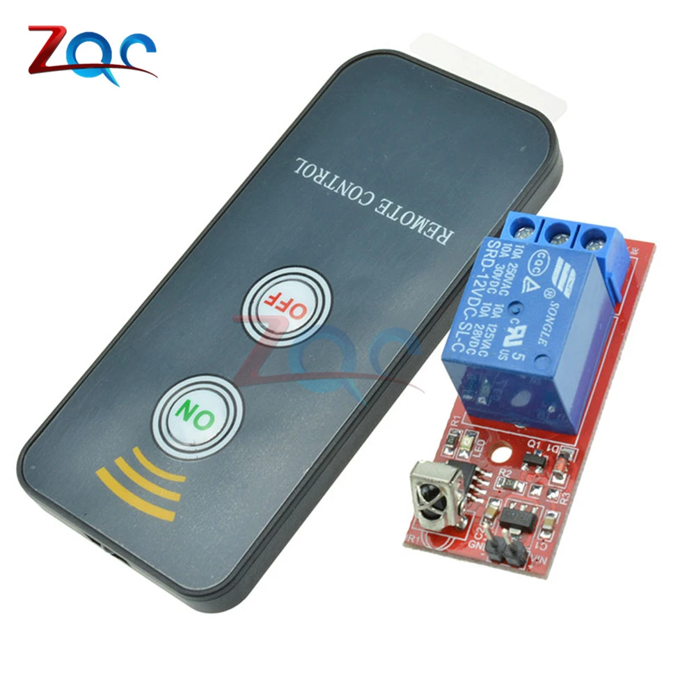 1 Channel Ch Dc 5v 12v Relay Module Infrared Ir Remote Switch Control ...