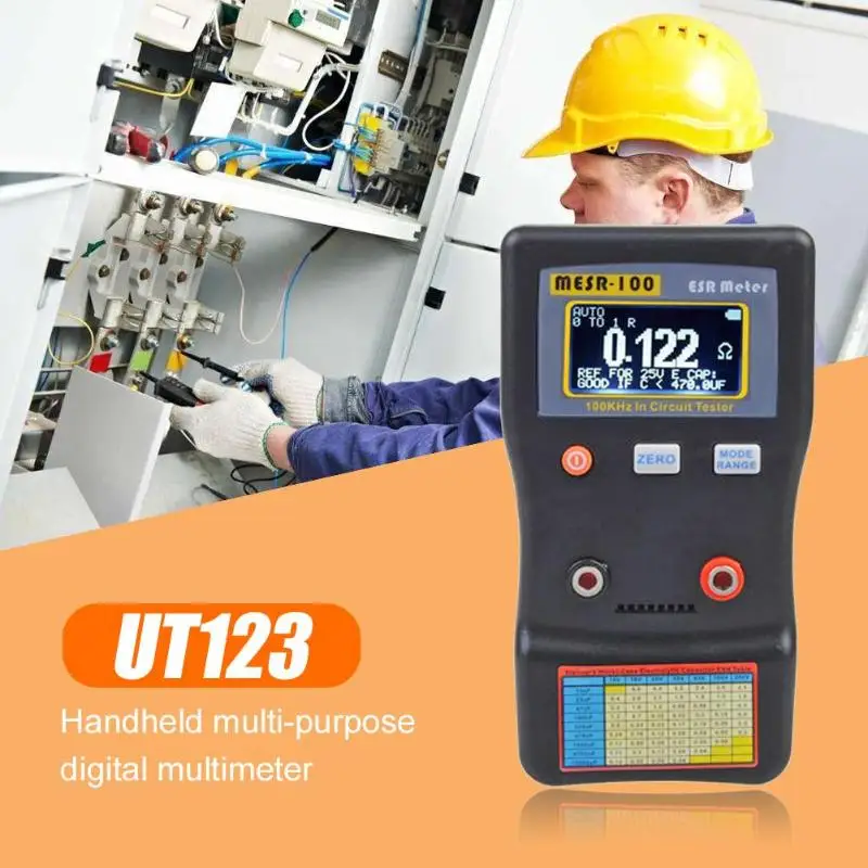 MESR-100 Capacitance Ohm Meter Measure Resistance Capacitor Circuit ...