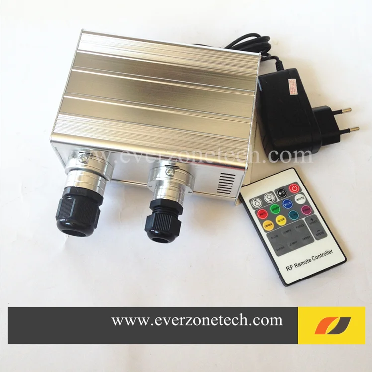 Led Fiber Optic Light Source 15w Fiber Optic Illuminator Diy 6 Colors ...