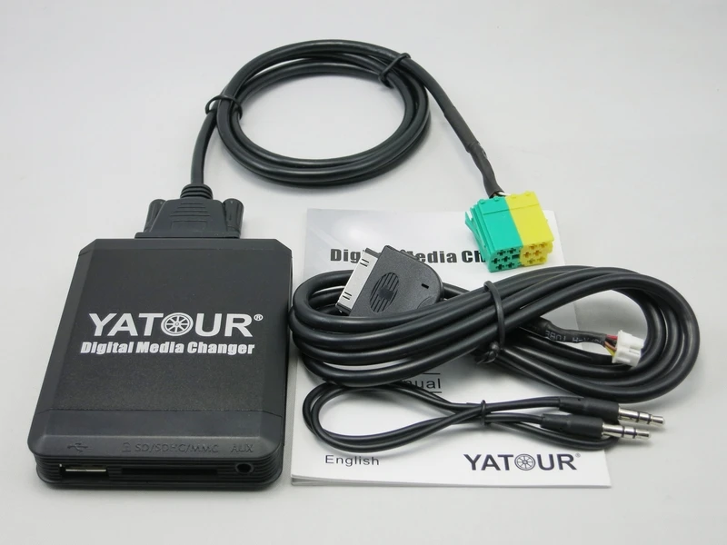 Yatour YTM07 interfaz USB SD AUX para coche, Bluetooth, ipod, iphone, para Toyota Aygo/Peugeot ...