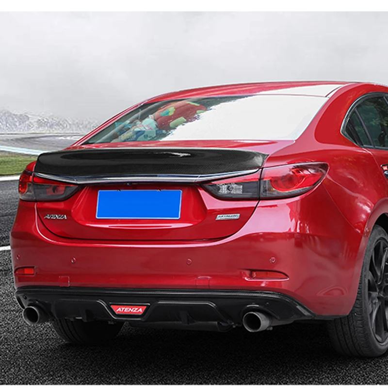 For Mazda 6 atenza Spoiler 2014-2018 PP Material Car Rear Wing Primer ...