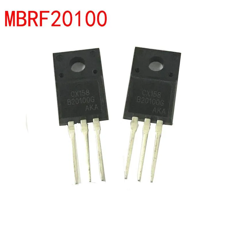 Free-shipping-10pcs-lot-MBRF20100CTG-B20100G-TO-220F-Schottky ...