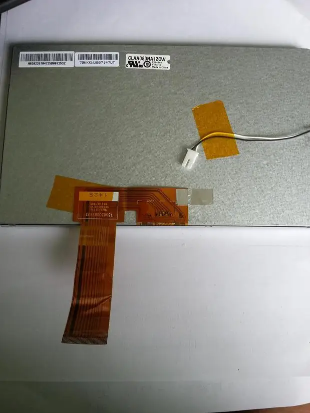 original China original 8 inch CLAA080NA01CW LCD screen 16:9 40PIN LED ...