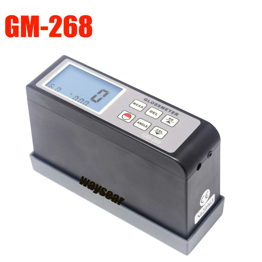 GM 268 Portable Digital Glossmeter Gloss Meter Tester Surface Cleaning ...