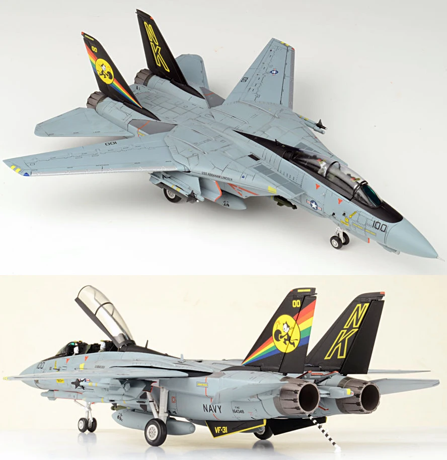 1/72 F-14D Fighter VF-31 Bomb Cat Squadron Alloy Model JC Wing JCW-72-F14-001 - Military Shopping
