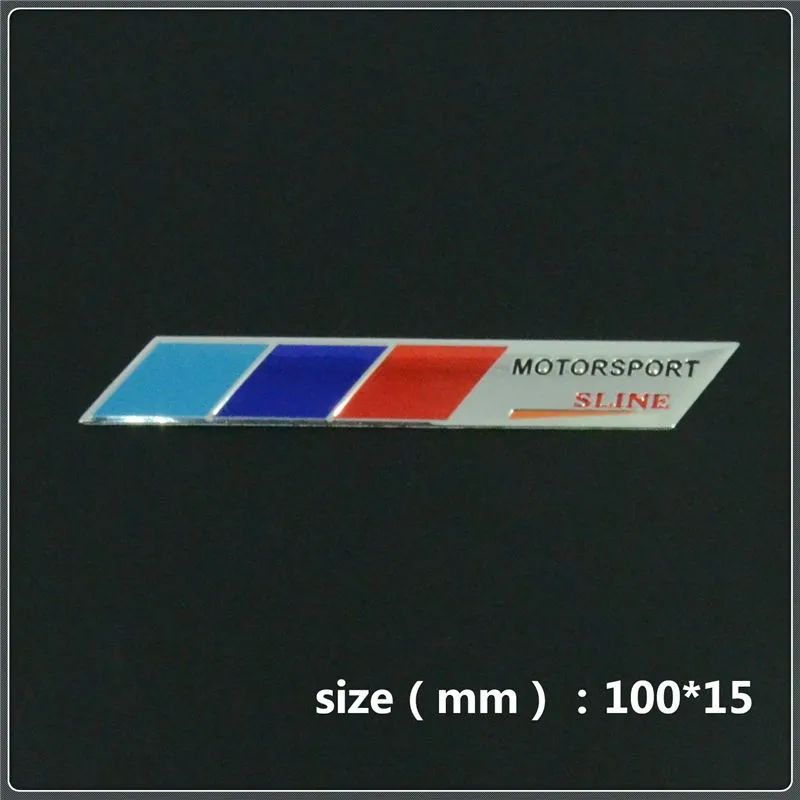 M stripe Car Sticker Motorsport M Performance Emblem Stickers for BMW ...
