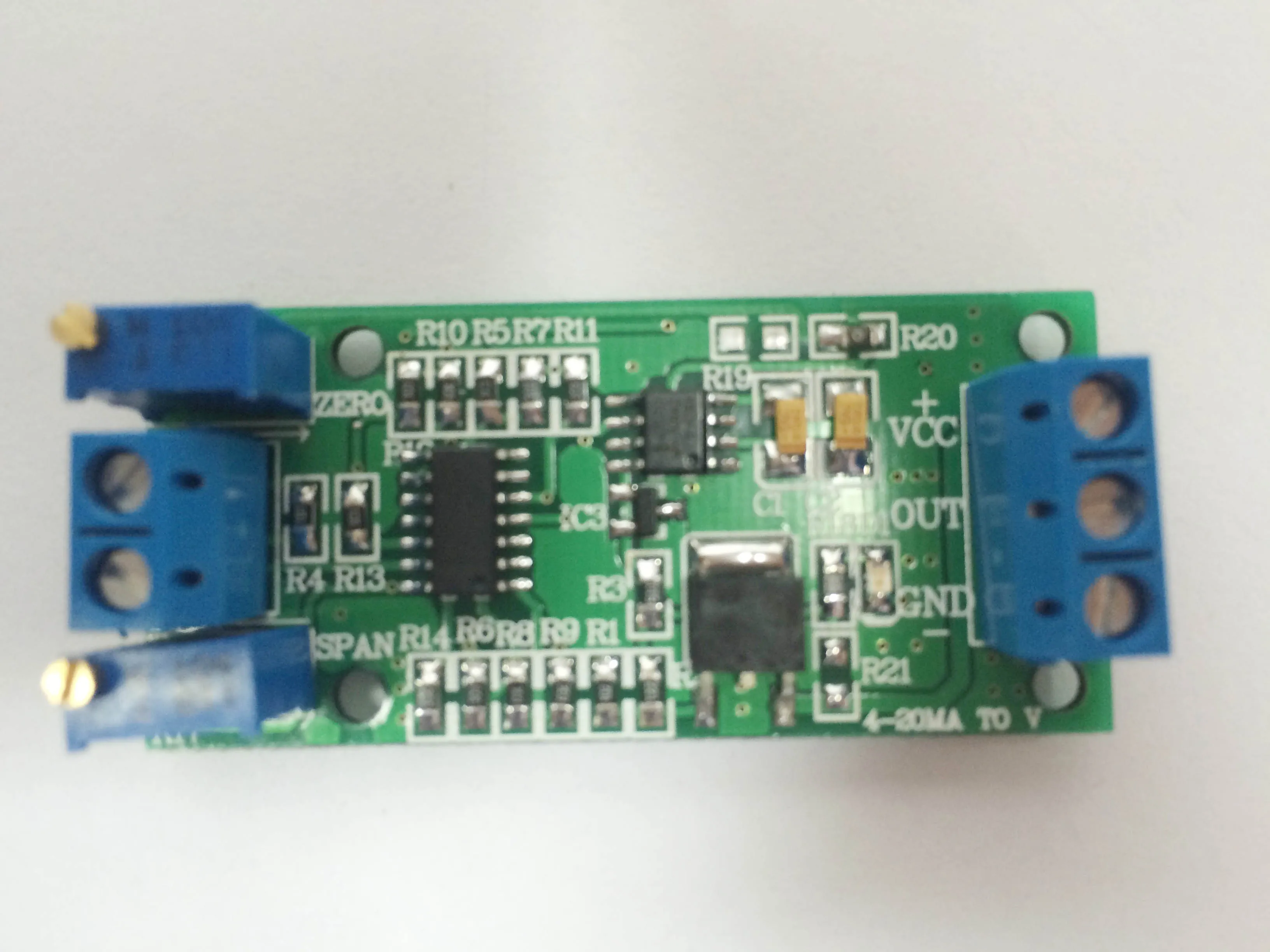 Isolated signal conditioning current transfer voltage module 4~20mA to ...