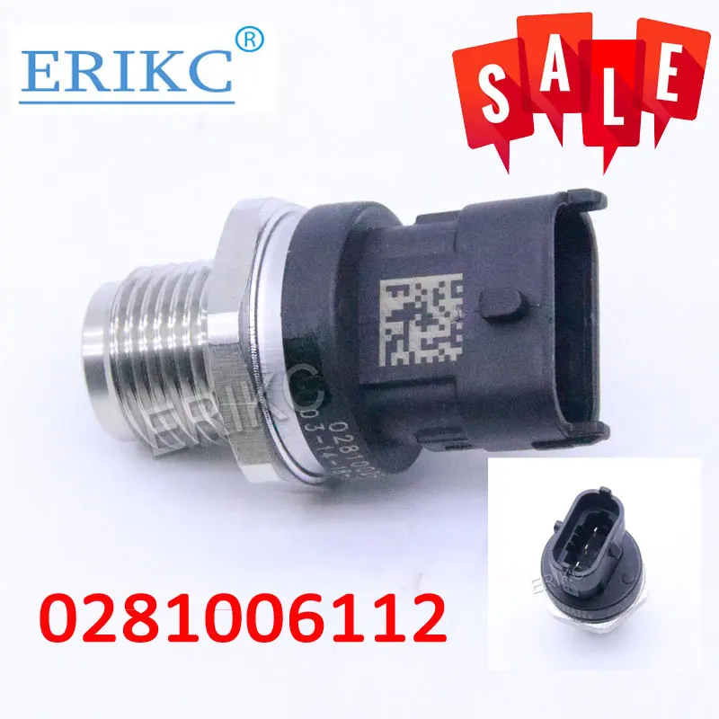 0281006112 NEW 1800 Bar Fuel Rail High Pressure Sensor Common Rail ...