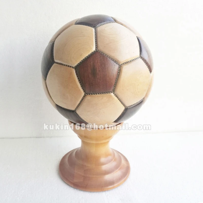 Balón de fútbol de madera, balón de fútbol de madera|decorative ...