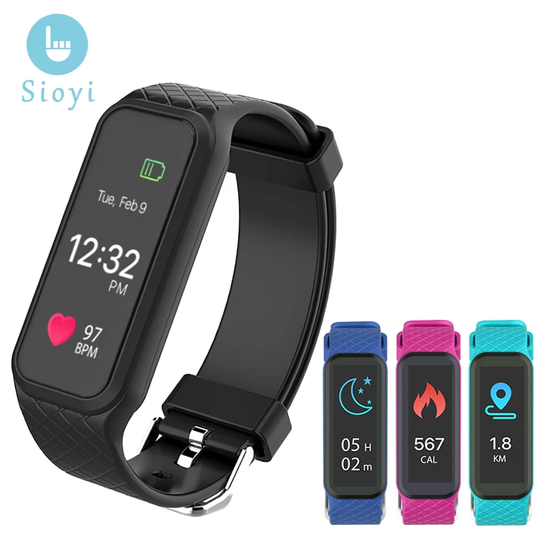 Smart Wristband L38I Smart Bracelet Women Men Heart Rate Monitor ...