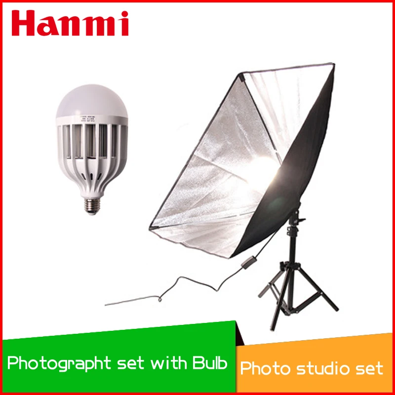 Photography-photo-studio-lighting-lamp-fabric-diffuser-softbox-with-led ...