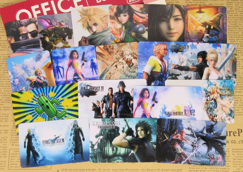 65pcs Final Fantasy Series Stickers Classic RPG Game Characters ...