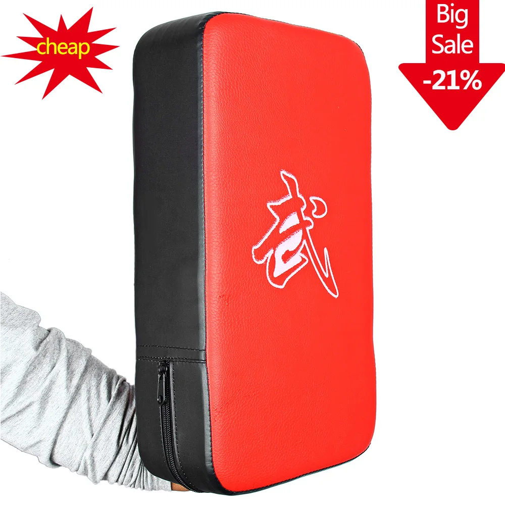 Pu Leather Rectangle Focus Boxing Kicking Mma Strike Punching Pad Power ...