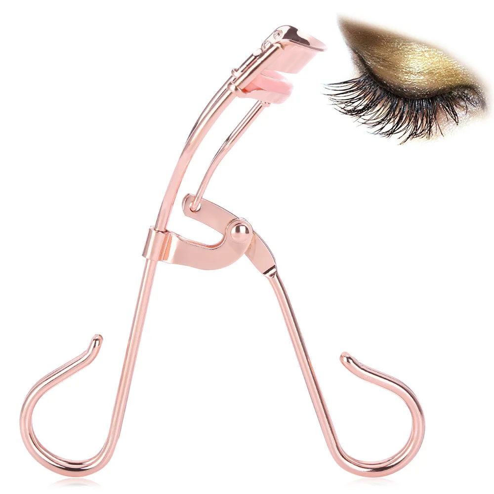 Rose Gold Eyelashes Curlers Nature Curl Steel False Eyelashes Women