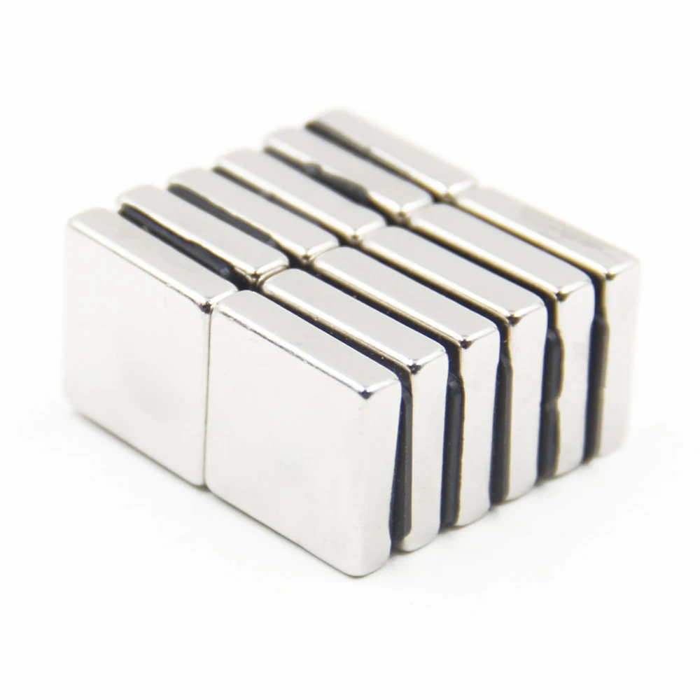20pcs F15x15x5mm Super Powerful Strong Rare Earth Block NdFeB Magnet ...