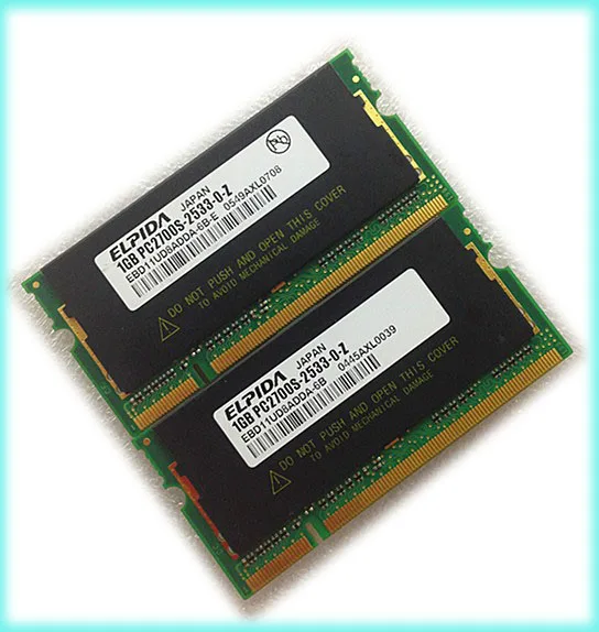 High quality 2GB 2x1GB PC2700 DDR333 200PIN SODIMM ddr 333Mhz Laptop ...