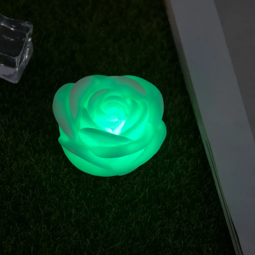 Светодиодный ночник романтическая роза цветок ночной Светильник Цвет ...