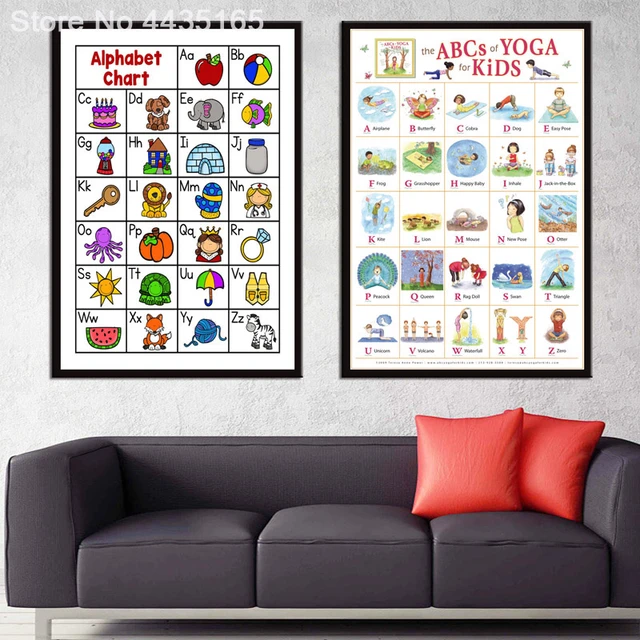 Abc Yoga For Kids Poster