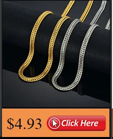 Neck Heavy Gold Chain For Men Big Chunky Necklaces Male Gold Color ...