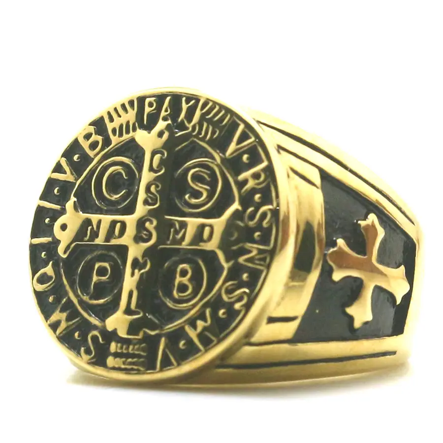 Unisex CSPB CSSML NDSMD Unisex 316L Acero inoxidable San Benito de ...