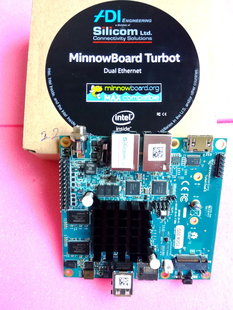 인텔 E3826 아톰 개발 보드를 사용하는 2220 Minnowboard Turbot 이중|board board|board intelboard development ...