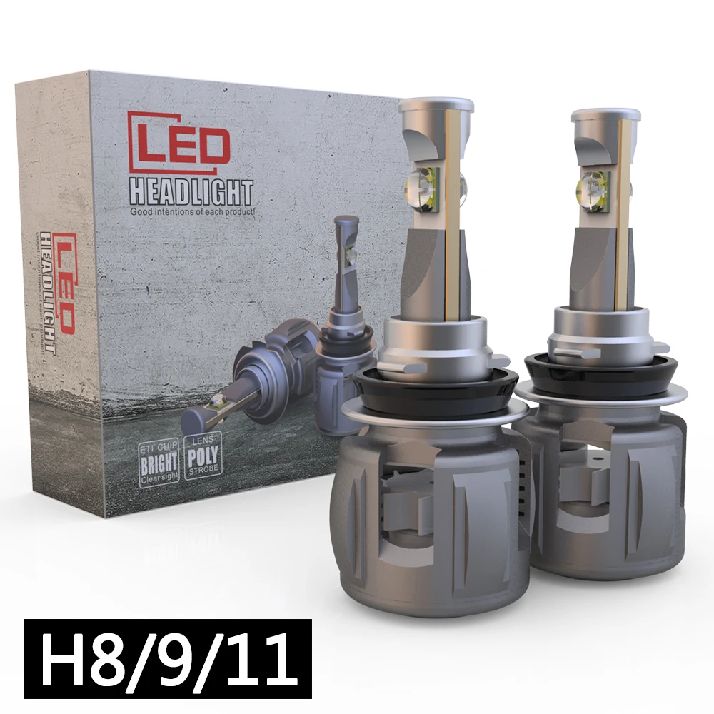 Replace High Low Beam Driving Fog Lamp original HID Bulbs H8 H9 H16 ...