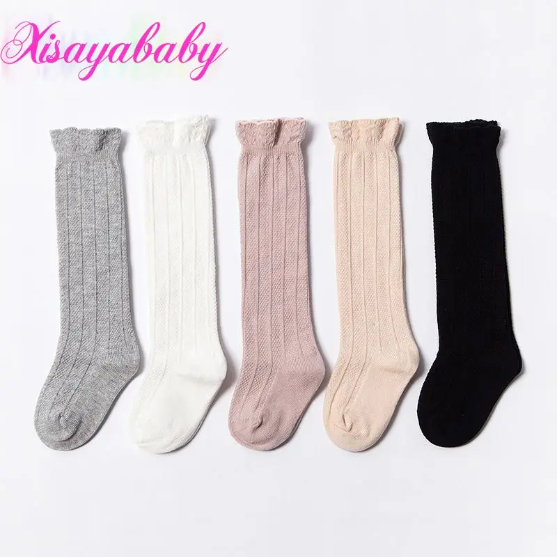 XISAYABABY New Baby Girls Knee High Socks Children Cute Princess leg ...
