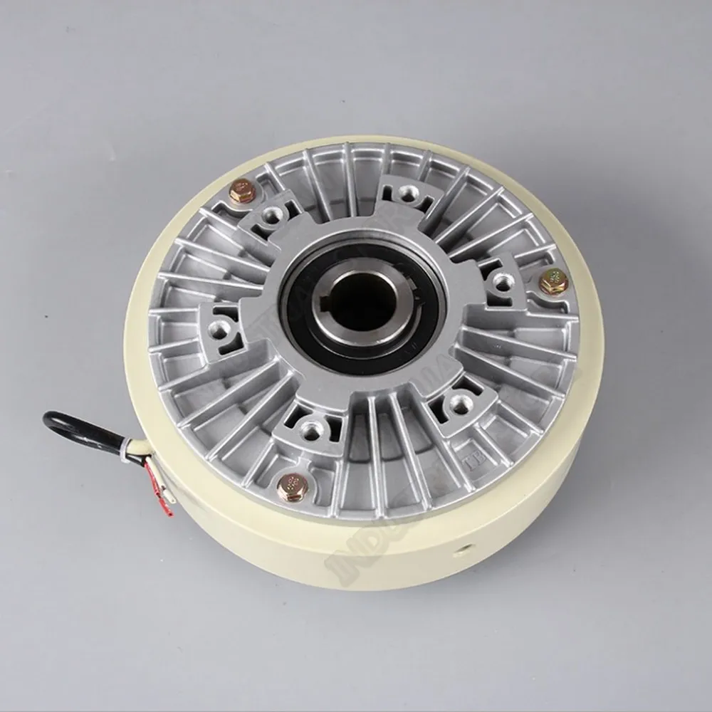 200Nm 20kg DC 24V Hollow Shaft 1000RPM Magnetic Powder Brake Unwinding ...