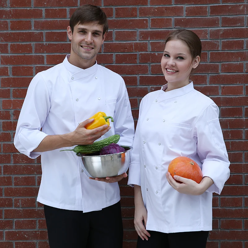 Hot Cook suit long sleeve autumn and winter chef work wear top quality ...