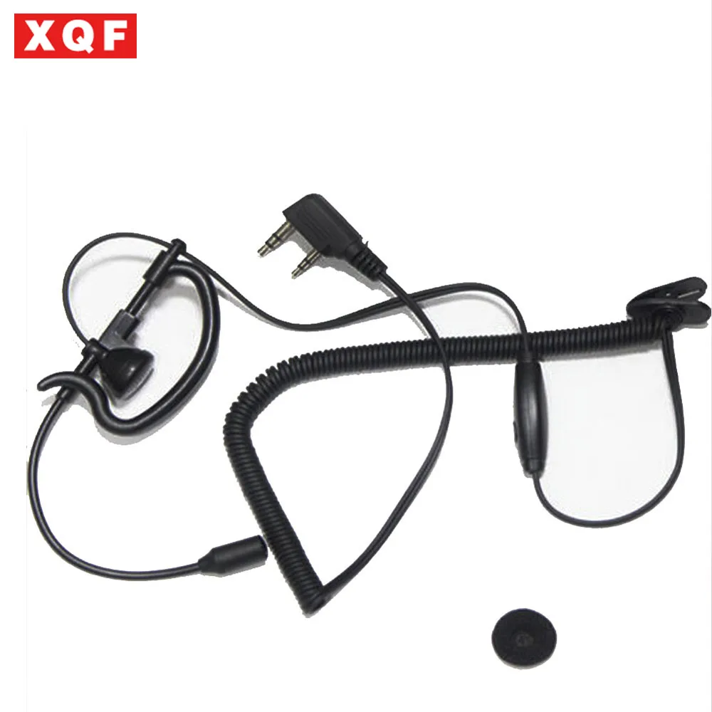 XQF Microphone Earhook Headset Earphone for Baofeng UV 5R 888S Two Way ...