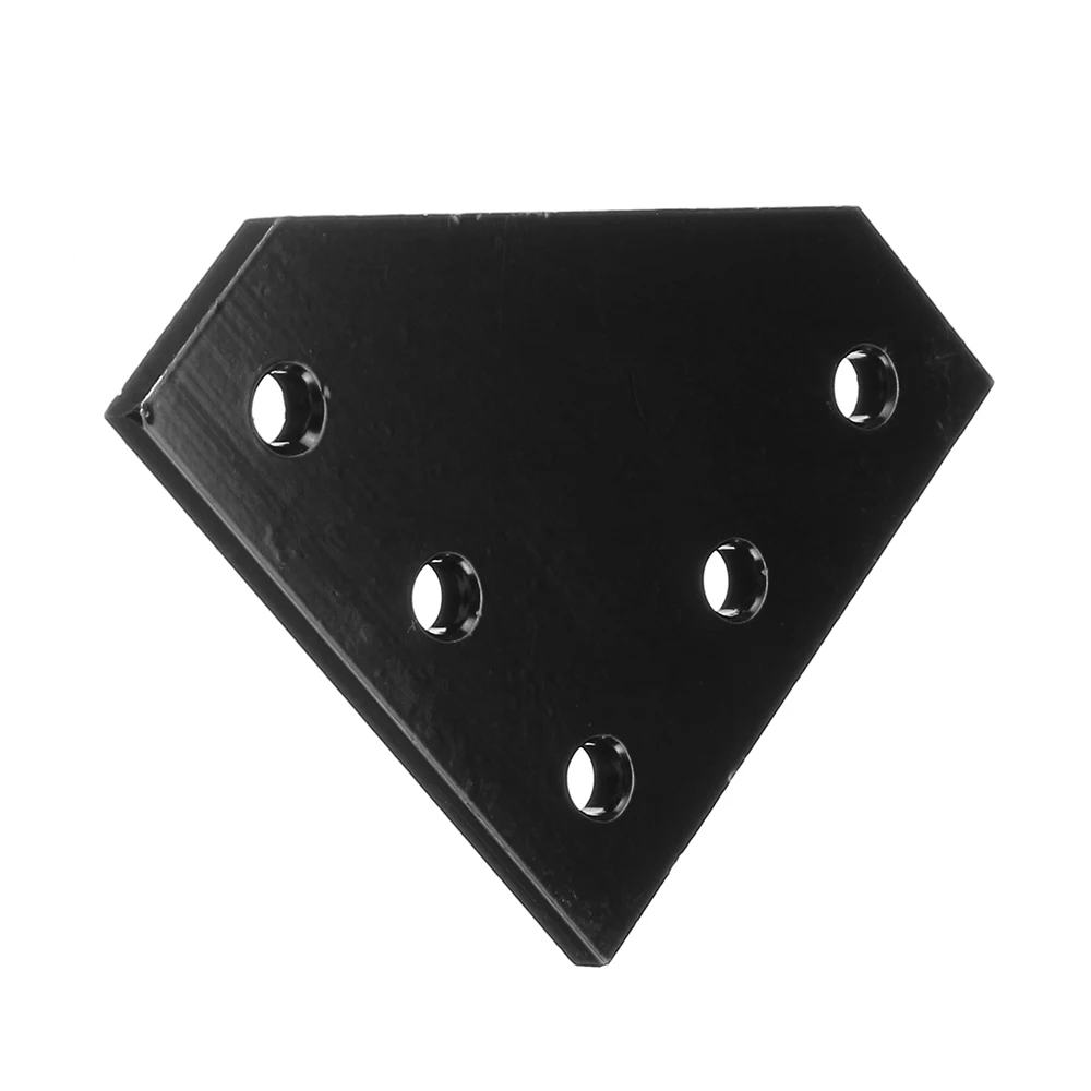 5 Holes 90 Degree L Type Aluminum Profile Connector Joint Plate Corner ...