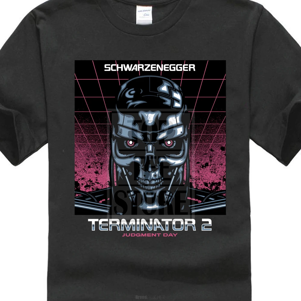 Vtg Rare Terminator 2 Movie Promo T Shirt 1991 Big Graphic Changes 90'S ...
