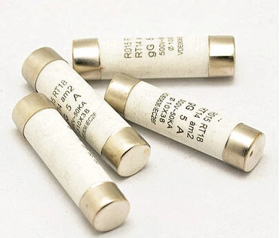 20PCS/LOT R015 6A 500V 10 * 38MM white ceramic fuse|ceramic fuse|6a ...