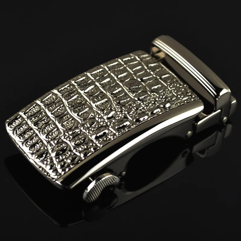 3.5cm Width Belt Buckles For Men Fashionable Animal Crocodile Automatic ...