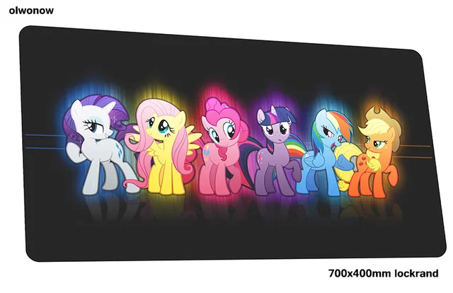 my little pony mousepad 700x400x3mm Birthday gaming mouse pad gamer mat ...