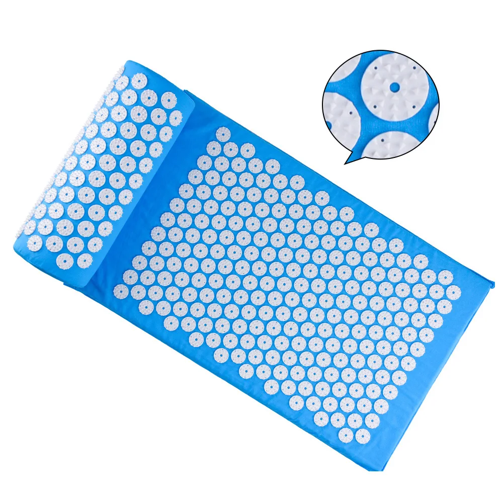 Yoga Mat Acupressure Massage Mat Massage Pillow Set Foot Massage Pad ...