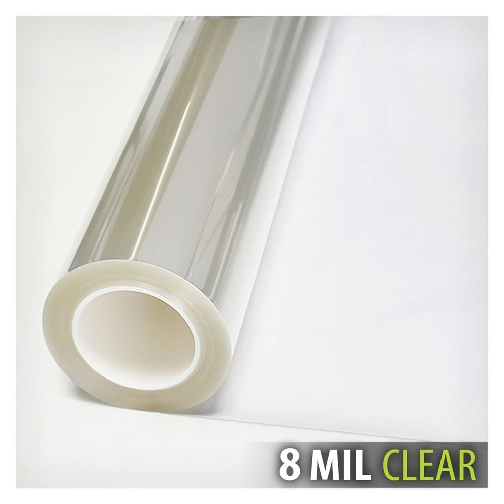 152cm*700cm 12 Mil Safety Clear Film Tint For Window Glass Home Office ...