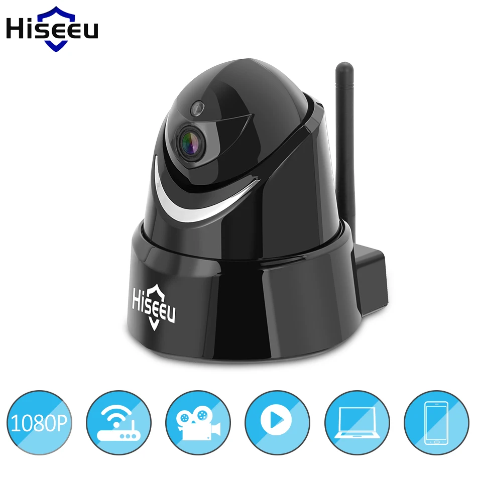 Hiseeu 2MP IP Camera HD 1080P Wireless Home Security IP Camera ...