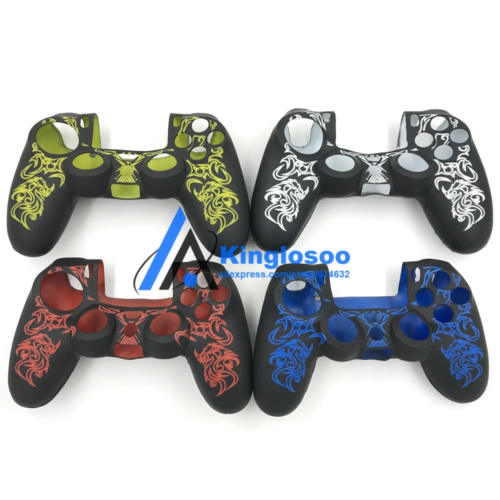 Laser etching totem design silicone rubber case cover protective skin ...