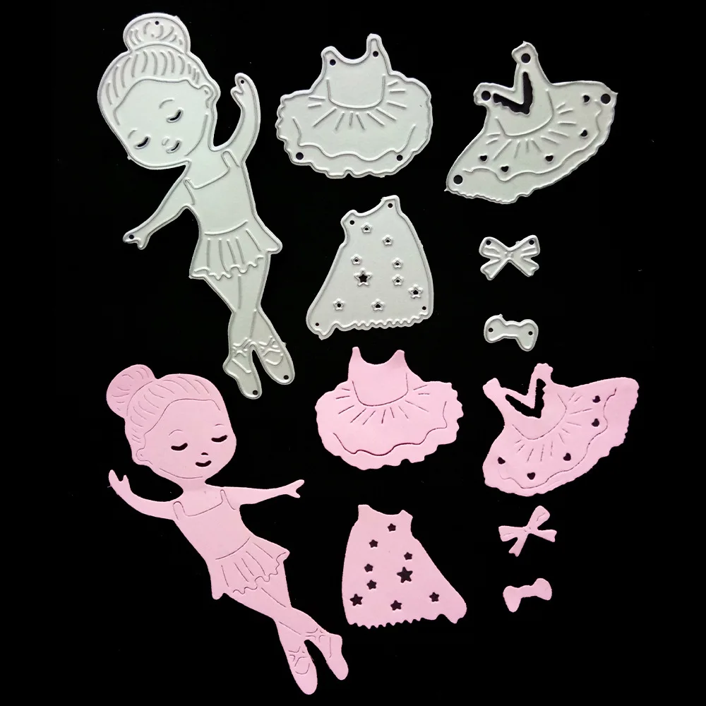 Ballet Girl craft metal cutting dies for scrapbooking 2018 new arrival ...