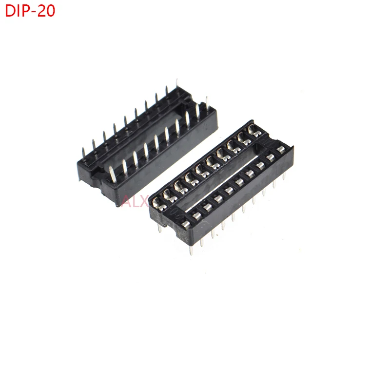 20PCS DIP20 IC BUCHSE DIP CHIP TEST HALTER Adapter 20 PIN dip-20 DIP ...